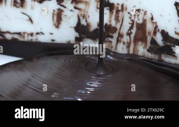 Close up liquid chocolate pouring Stock Videos & Footage - HD and 4K ...
