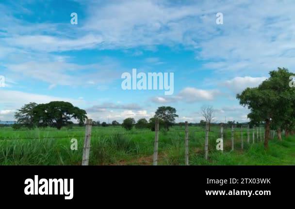 Beautiful bright blue sky fluffy white clouds Stock Videos & Footage ...