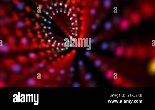 Motion graphic background featuring coloured circular light beams Stock ...