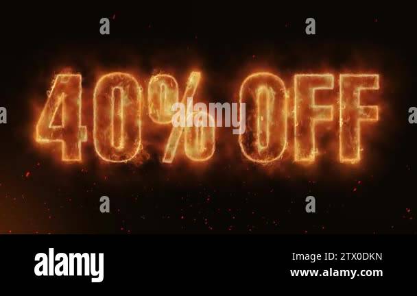 40% OFF Word Hot Burning on Realistic Fire Flames Sparks And Smoke ...