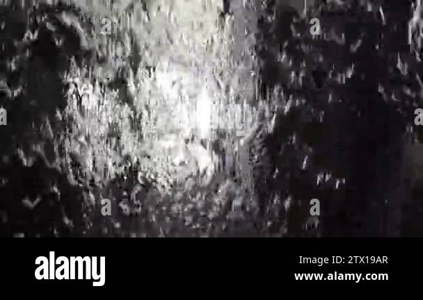 waterfall texture seamless loop, isolated on black with alpha and ...