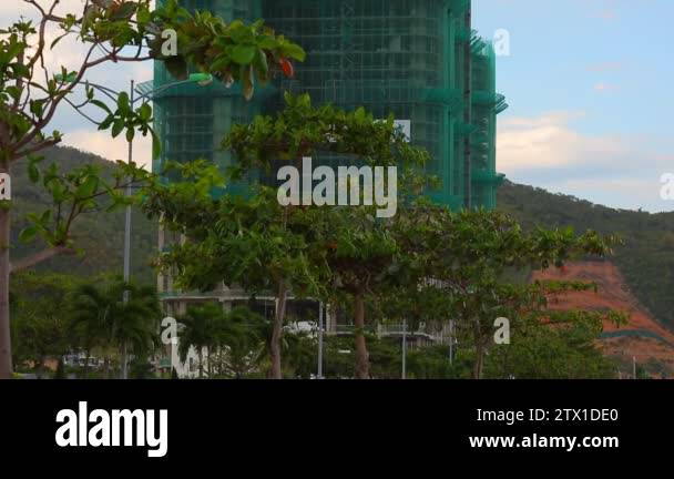 High rise construction safety netting on Stock Videos & Footage - HD ...