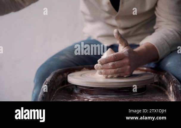 Ceramist person holding clay in Stock Videos & Footage - HD and 4K ...