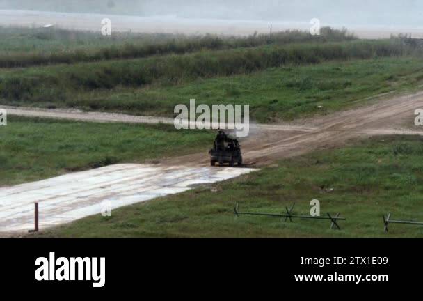 Russian military buggy at the Army Forum 2017 Stock Video Footage - Alamy