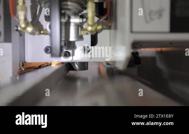 Modern industrial factory machines. The work of the technical ...