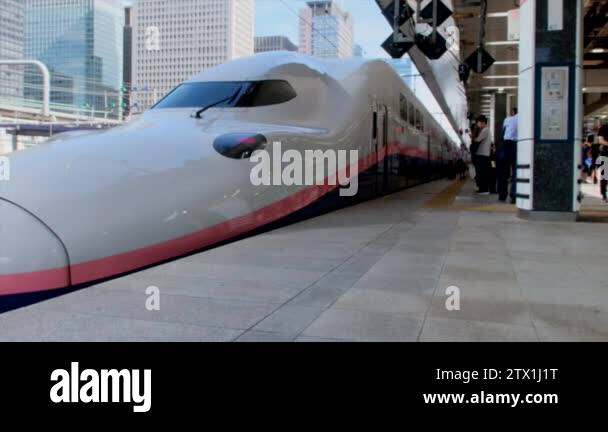 Shinkansen Bullet Train in Japan. The Shinkansen is a network of high ...