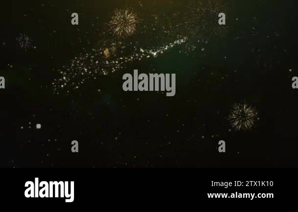 Happy Birthday Text Greeting and Wishes card Made from Glitter ...