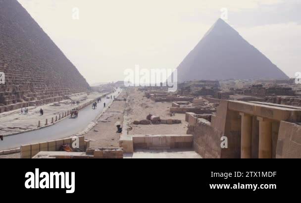 Egyptian Pyramids with Time Lapse and close-up Stock Video Footage - Alamy