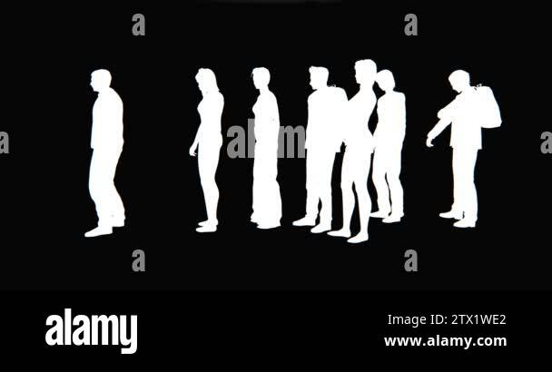 Line people silhouette Stock Videos & Footage - HD and 4K Video Clips ...
