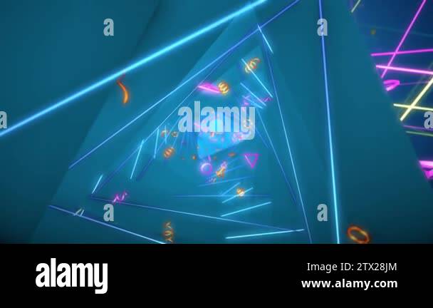 Triangle Helix 02 is motion footage for retro art films and cinematic ...