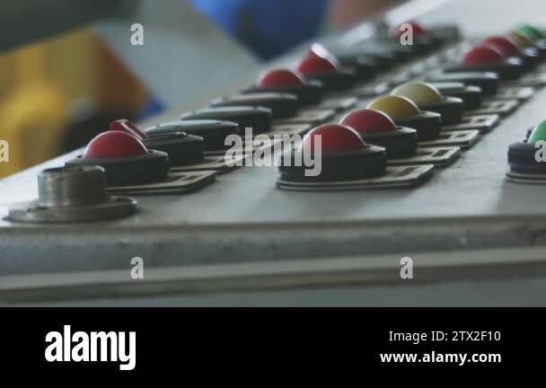 Scenes inside the control room of the bridge of a ship. Navigation ...