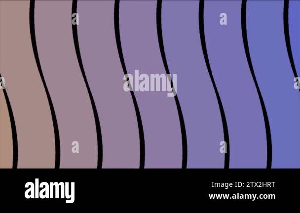 Gradient curved lines. Animation. Colorful curved lines shimmer into ...