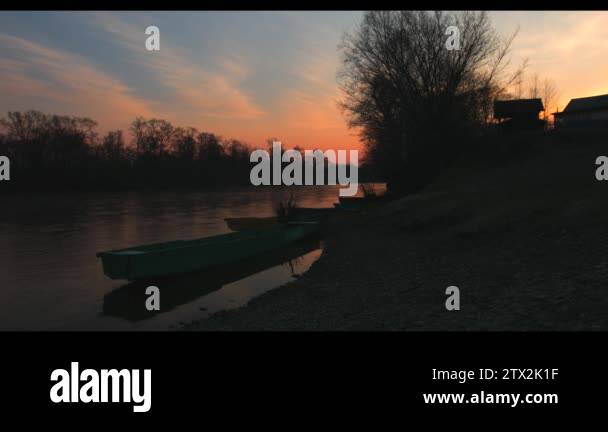 May, 2018 - Krasny Yar, Primorsky Krai - The traditional boat of ...