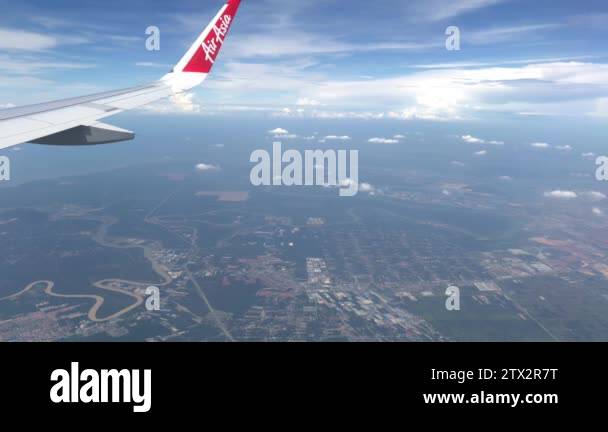 Ho Chi Minh City, Vietnam- March 2018: Window view above Ho Chi Minh ...