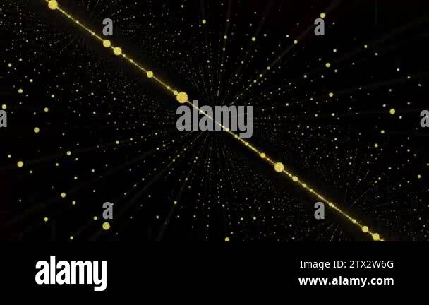 Camera moving into a 3d grid infinite space loop. High Definition ...