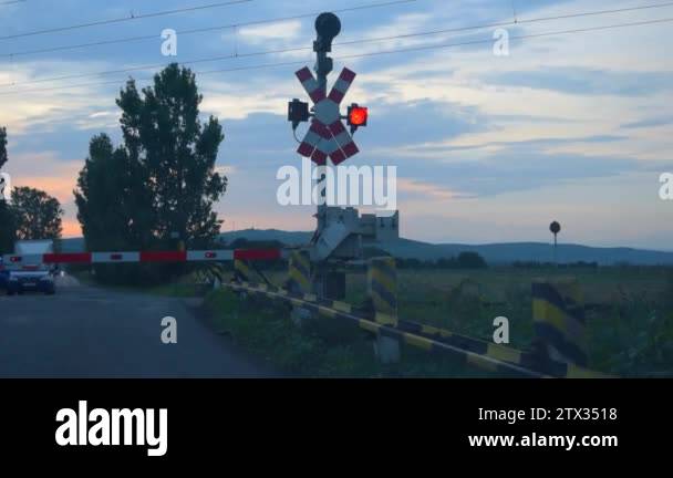 European railroad crossing sign Stock Videos & Footage - HD and 4K ...