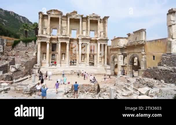 Ephesus Ancient City Ruins Stock Videos Footage Hd And 4k Video