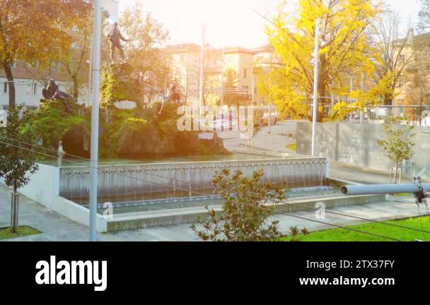 Monument to Vittorio Bottego in Parma, Italy. Vittorio Bottego was an ...