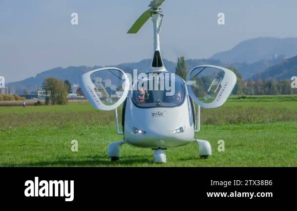 The doors of the chopper are still open when the vehicle starts moving ...