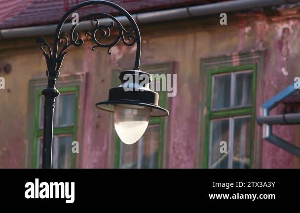 Old style street light Old style street light City vintage lantern City ...