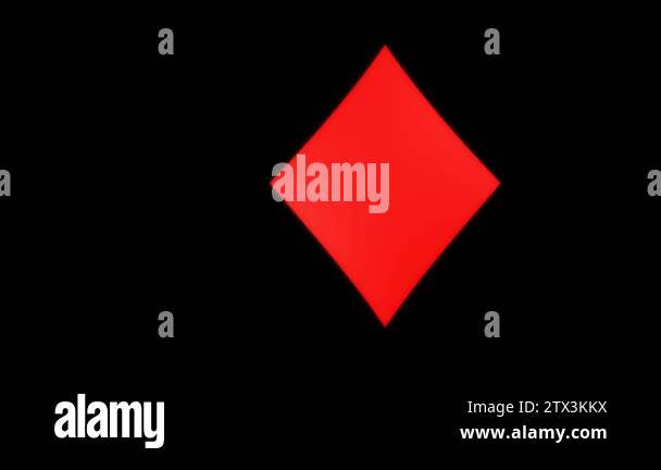 motion graphics and animated background with spinning card suits on ...