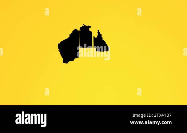 Animated Map of Australia Stock Video Footage - Alamy