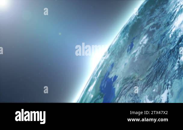 HD Earth Planet Surface/ Animation of a realistic earth planet surface ...