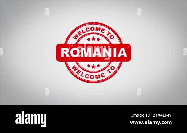 Welcome romania sign stamp Stock Videos & Footage - HD and 4K Video ...
