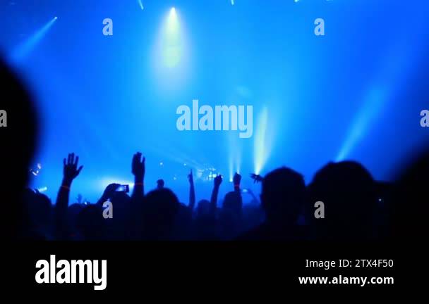 crowd applause concert stage and concert hall concert music festival ...