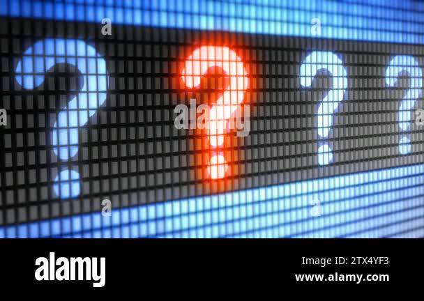 Question Mark icon on the Screen. 4K Resolution. Encoder Prores 4444 ...