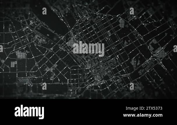 Video about the problem of road traffic in cities. High-tech animation ...