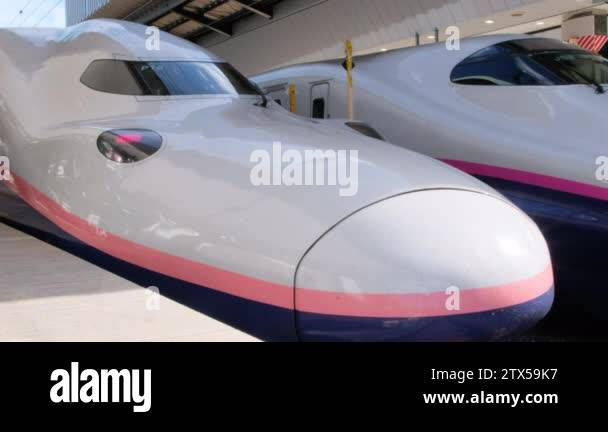 Shinkansen Bullet Train in Japan. The Shinkansen is a network of high ...