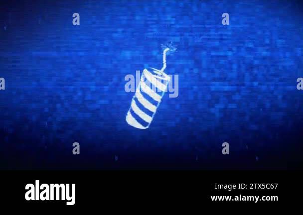 Bomb, Explosion, Attack, bomb, danger Symbol Digital Pixel Noise Error ...