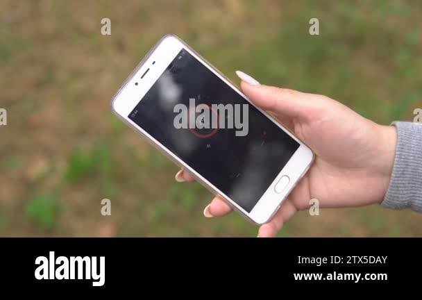 Determine the direction of travel using the compass application in the ...