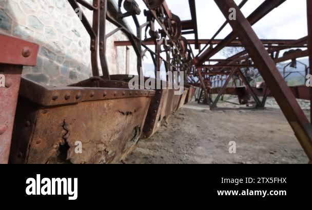 La Mejicana mine. Second station, El durazno, of old Cable Car ...