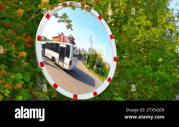Convex mirror bus Stock Videos & Footage - HD and 4K Video Clips - Alamy