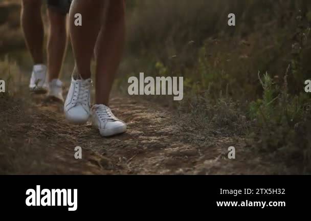 Male female feet rear view Stock Videos & Footage - HD and 4K Video ...