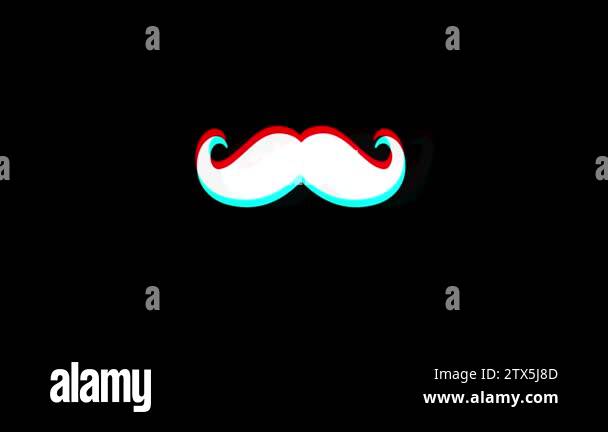 Vintage male mustache icon Stock Videos & Footage - HD and 4K Video ...