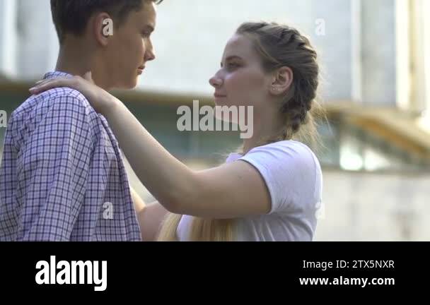 Teenagers kissing Stock Videos & Footage - HD and 4K Video Clips - Alamy