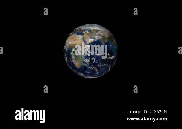 3d planet earth with some clouds, different continents, computer generated render background ...