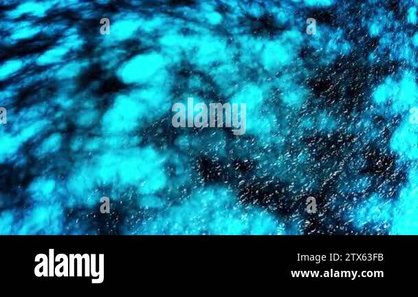 Top view of blue rippling water surface with black stains, seamless ...