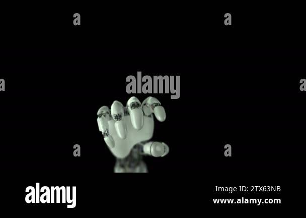 Robotic Hand Presses on the Screen and Makes Electronic Scheme ...