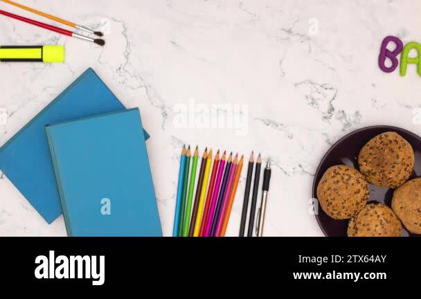 Back to school stop motion animation - Back to school appear and ...