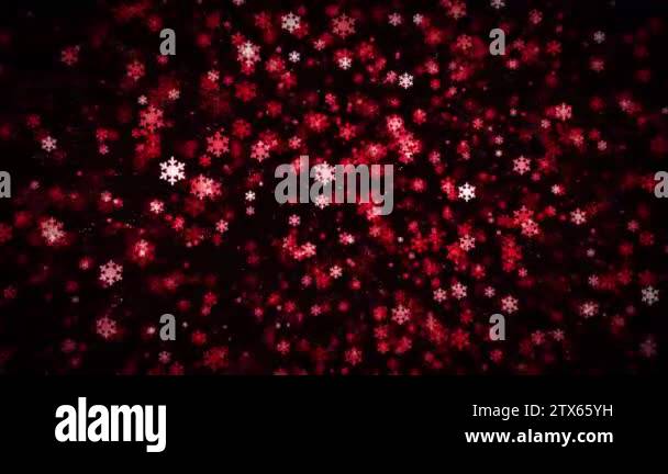 Seamless Looped Christmas Snowflakes Background/ Animation of an ...