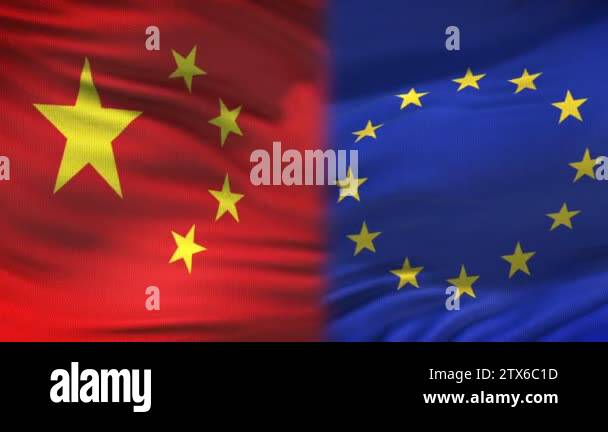 China european union flag Stock Videos & Footage - HD and 4K Video ...