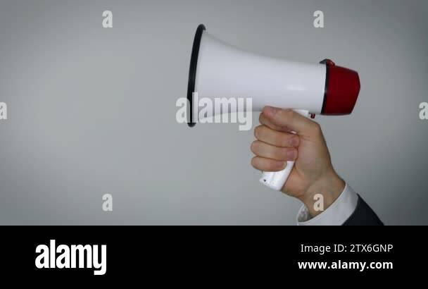 Hand megaphone on background Stock Videos & Footage - HD and 4K Video ...