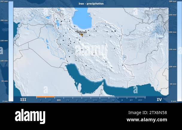 Precipitation by month in the Iran area with animated legend - English ...