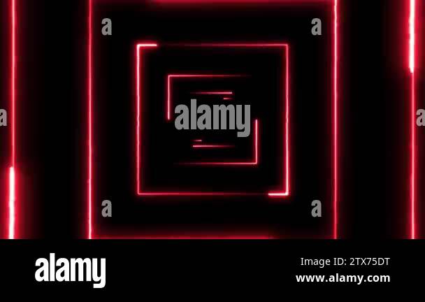 Abstract Digital Background Neon Maze Seamless Loop/ Animation of an ...