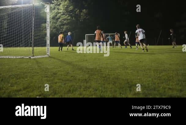 Kids playing soccer field Stock Videos & Footage - HD and 4K Video ...