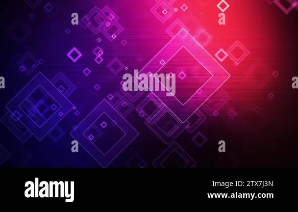 Abstract square shapes moving across animation which is suited for ...